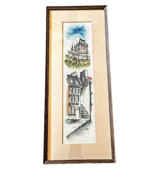 Hand Painted | Art | Vintage Mid Century Watercolor Painting By Serge ...